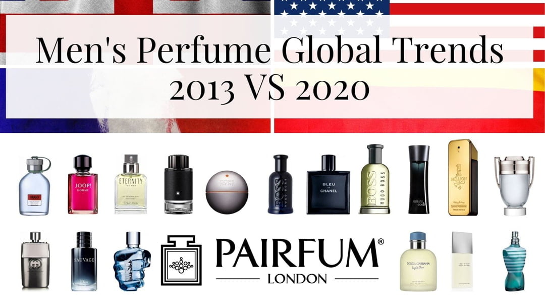 Best Selling Men's Perfume - 2013 v 2020 | Pairfum London